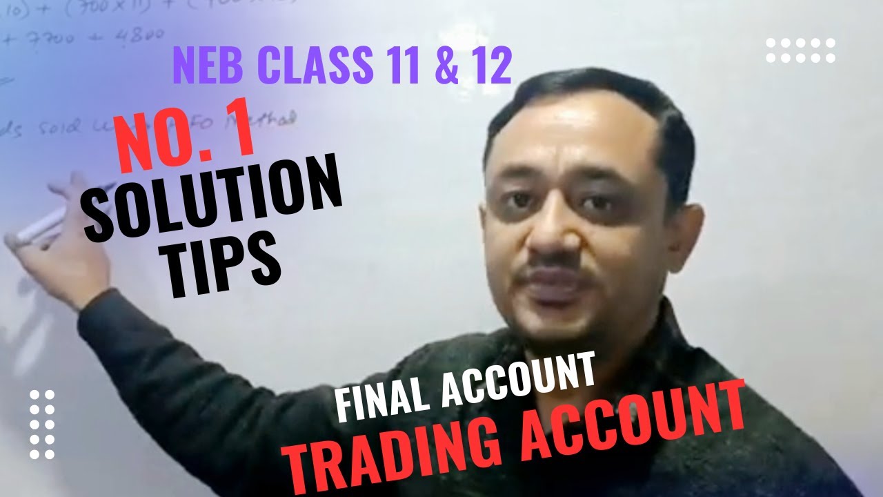 Final Account।।Trading Account (Format) with Tips।।Accountancy।।NEB ...