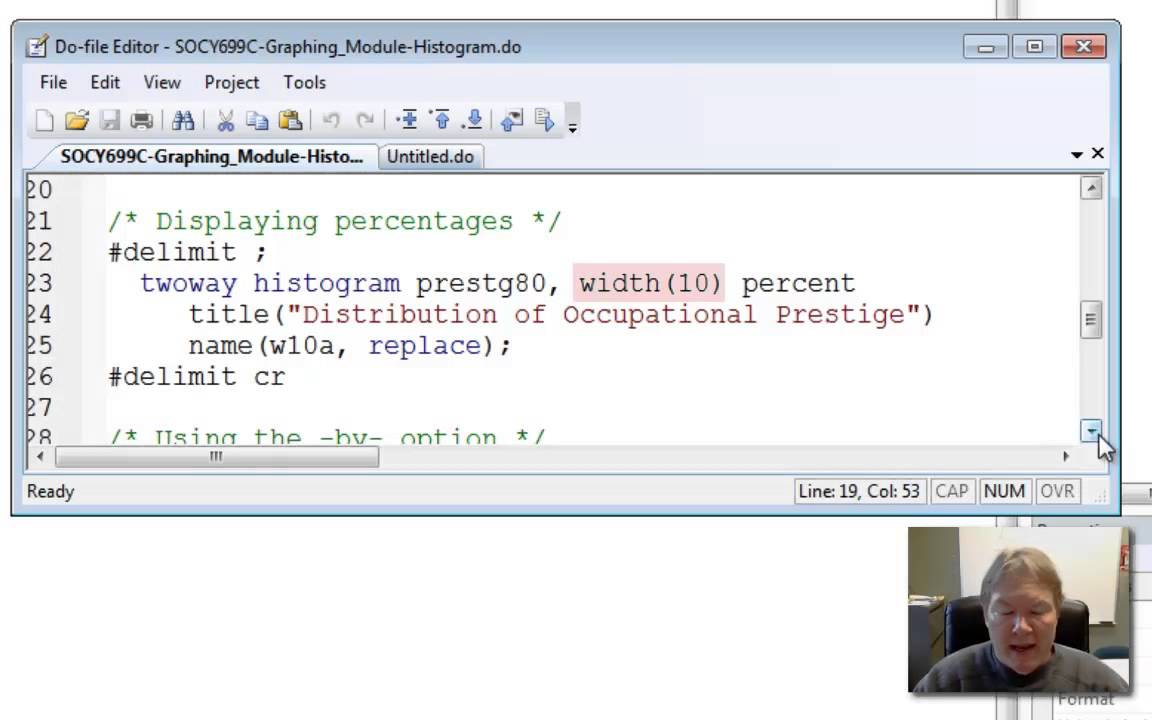Creating Histograms with Stata - YouTube