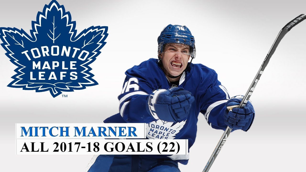 Mitch Marner (#16) All 22 Goals of the 2017-18 NHL Season - YouTube