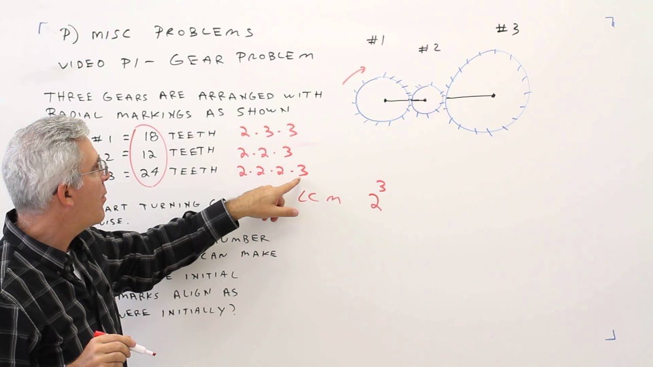P1--Gear Problem and LCM - YouTube