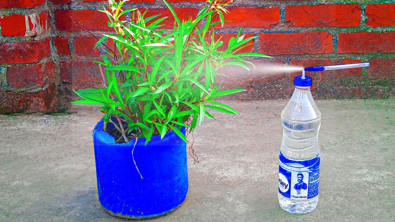 how to make water spray bottle at home | easy water spray - YouTube