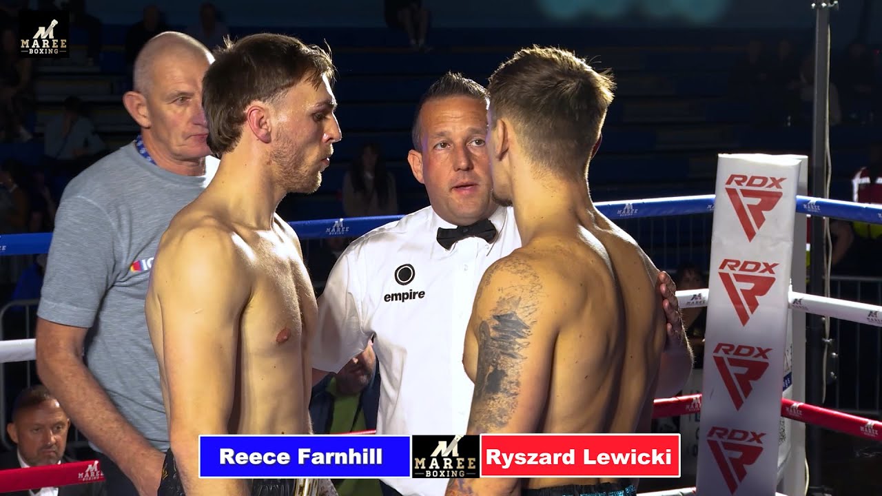 Reece Farnhill vs Ryszard Lewicki on Maree Boxing show at Oldham ...