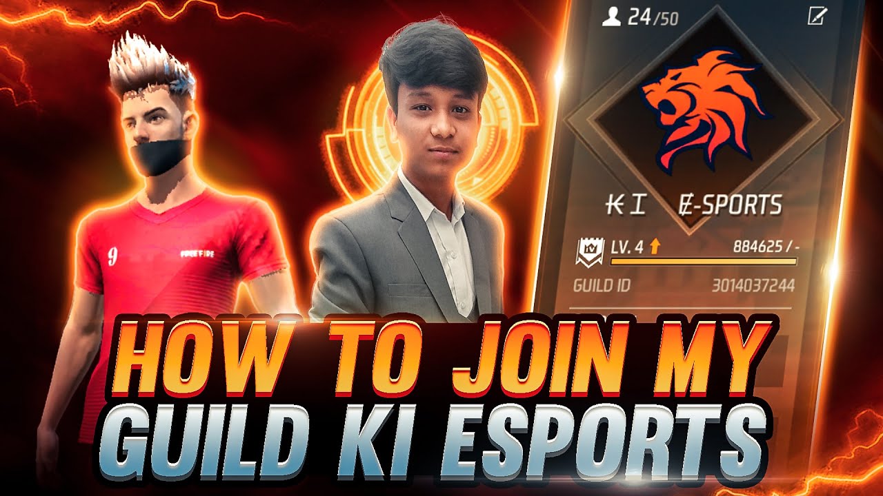 how to join My guild KI ESPORTS | Gaming Channel Update ! - YouTube