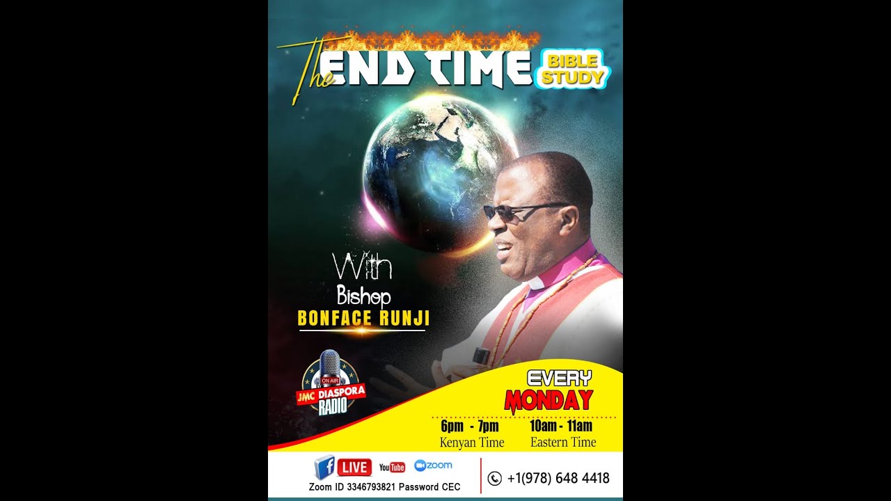 POWERFUL ENDTIME TEACHINGS BY BISHOP BONFACE RUNJI ON JMC DIASPORA ...