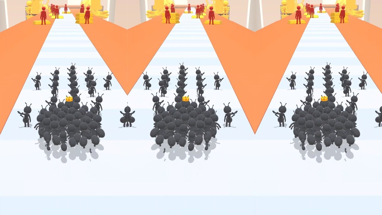 TINY RUN 3D 🐜👑 Gameplay All Levels iOS, Android Walkthrough Game Mobile ...