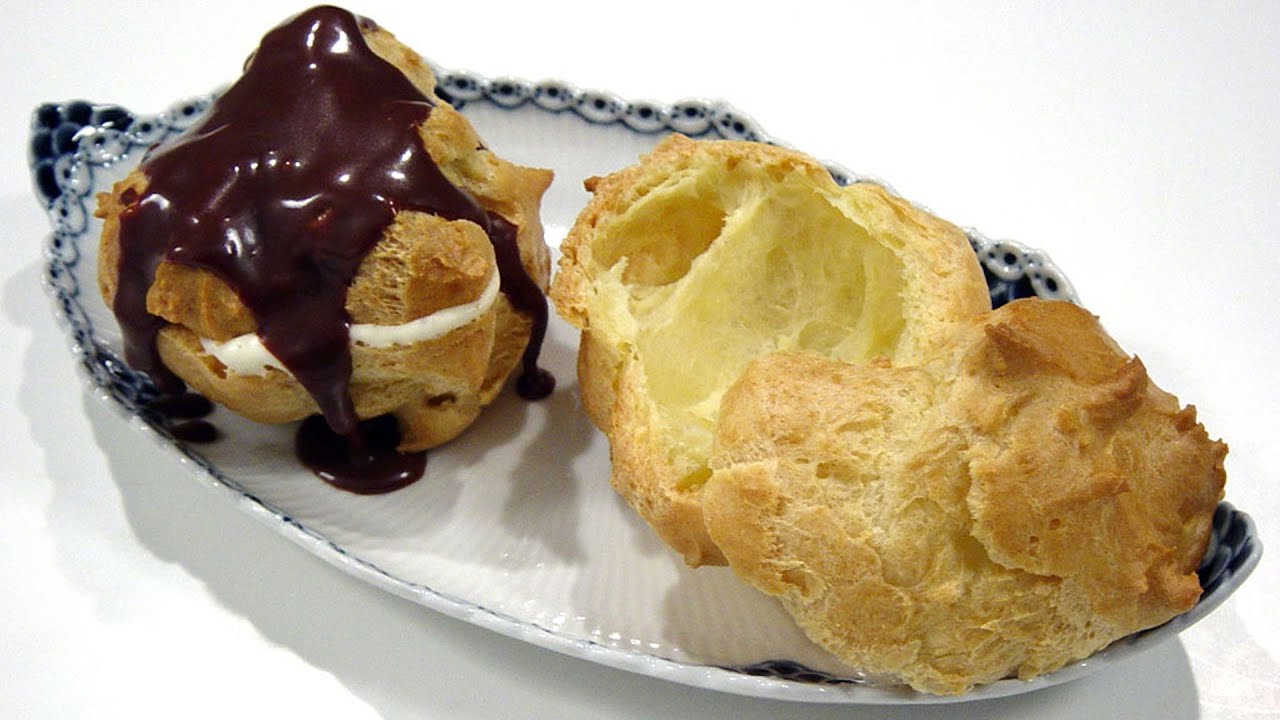 Cream puffs - Eclairs - Profit Roles of choux dough - YouTube