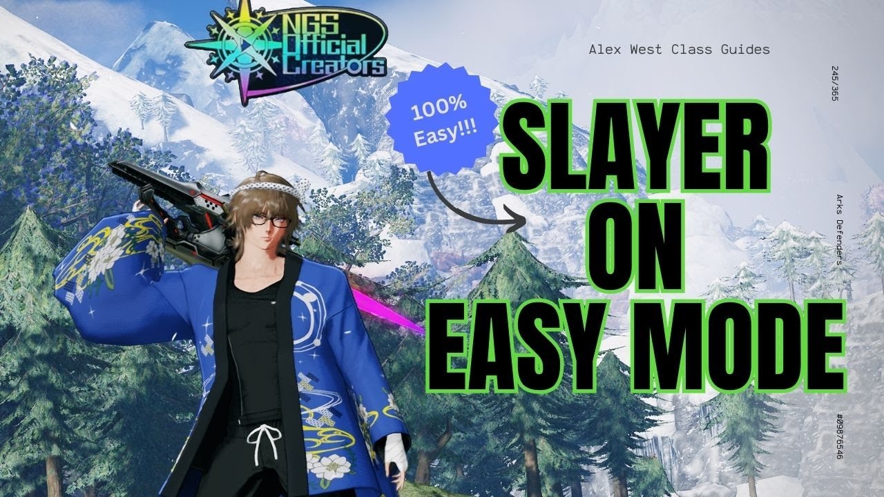 PSO2: NGS] Slayer on Easy Mode - YouTube