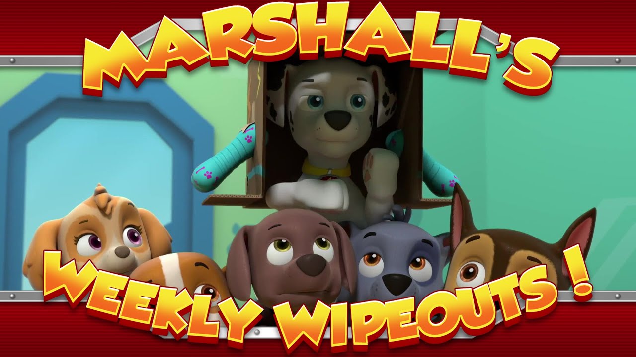 Marshall's Weekly Wipeouts! (Season 9 - All Paws on Deck!) - YouTube