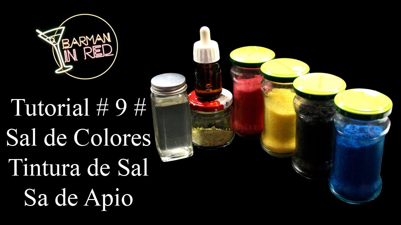 TUTORIAL 9 I SAL DE COLORES I TINTURA DE SAL I SAL DE APIO - YouTube