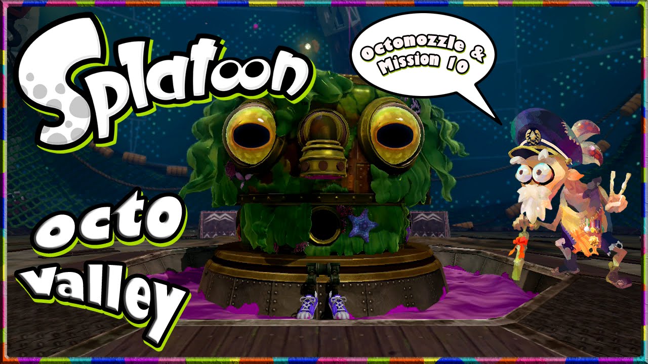 Splatoon - The Dreaded Octonozzle & Inkrail Skyscape - Single Player ...