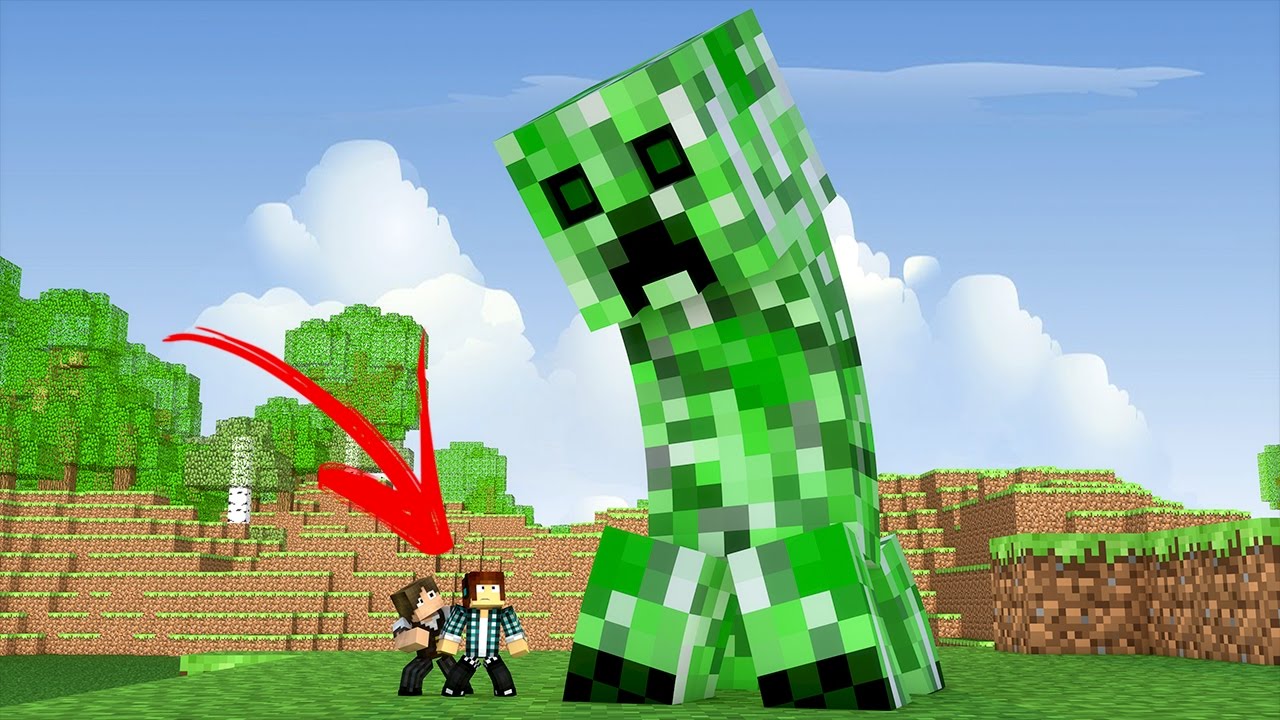 Minecraft: CREEPER GIGANTE !! ( Pequenos Gigantes #01 ) - YouTube