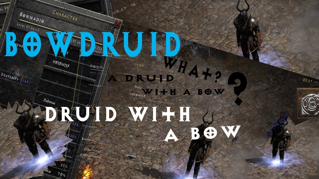 D2R: Bownado: BOW druid for ubers ? - YouTube