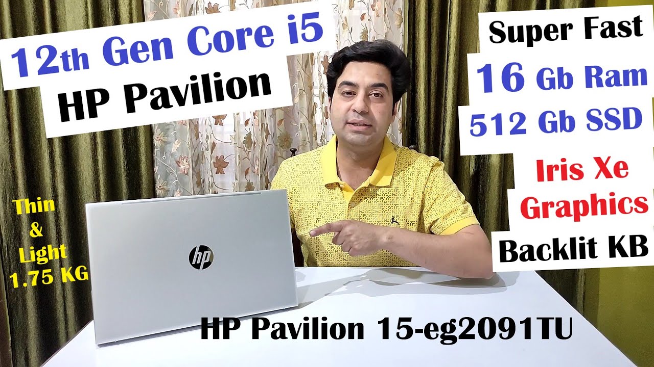 HP Pavilion Core i5 12th Gen HP15-eg2091TU with 16GB RAM + 512GB SSD ...