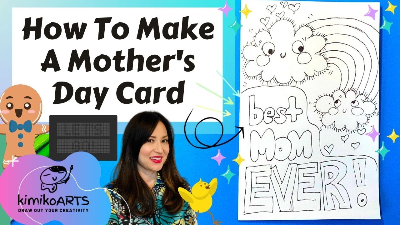 How To Make A Mother's Day Card Step-by-Step Video Instruction Lesson ...