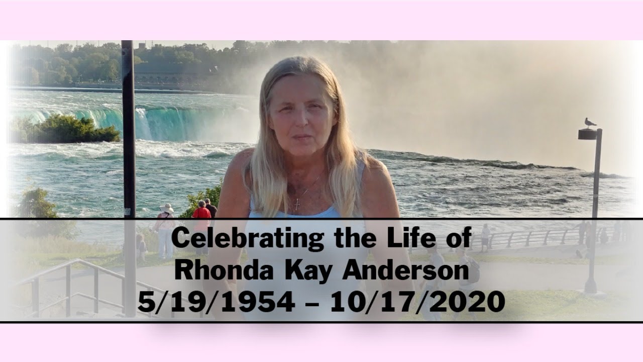 Celebration Service For Rhonda Anderson - YouTube