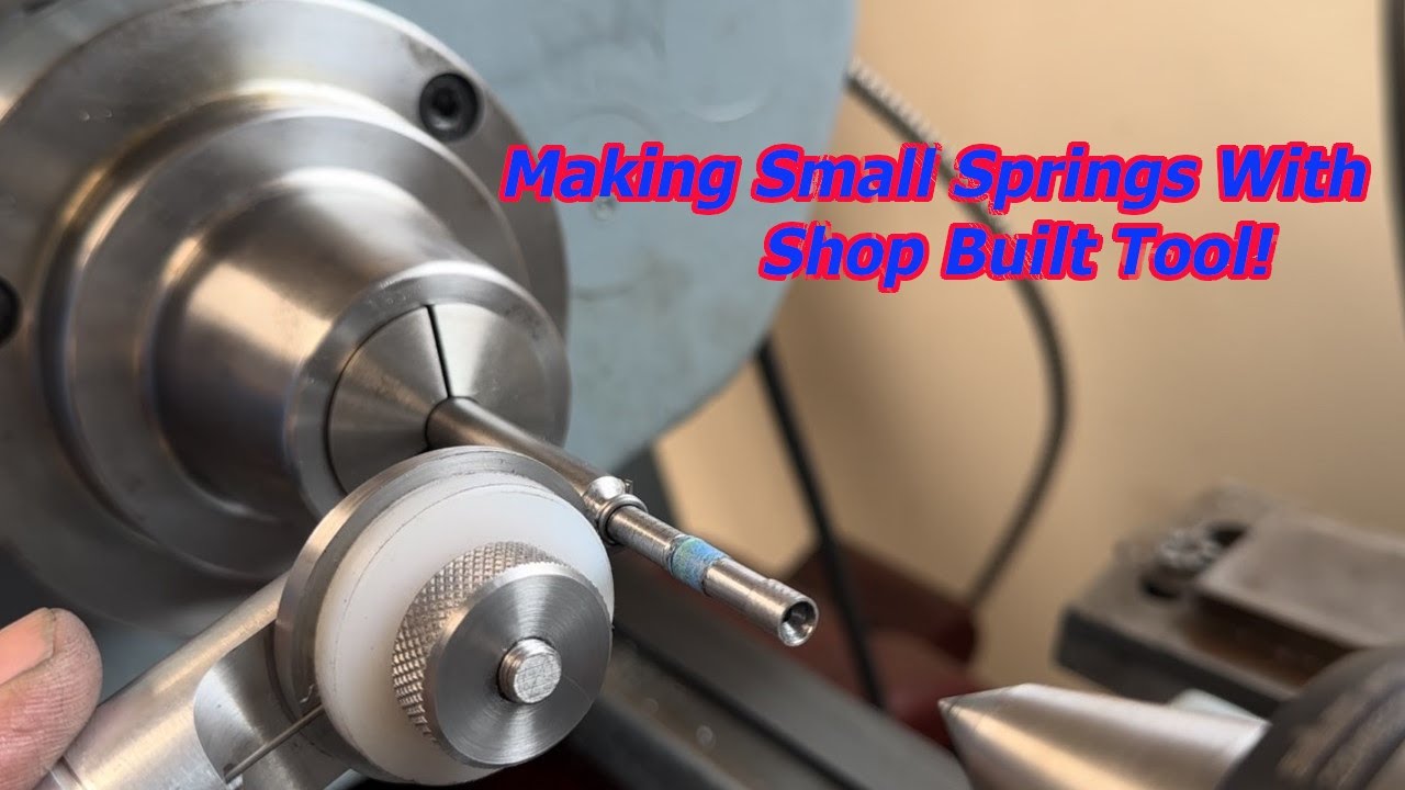 Using A Hemingway Spring Winder To Make Small Springs - YouTube