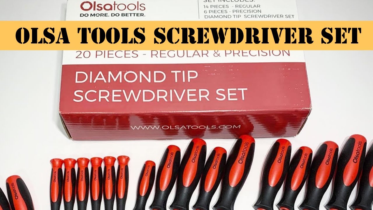 Olsa Tools 20 Piece Screwdriver Set First Look - YouTube