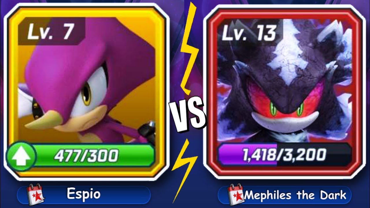 Espio Vs Mephiles the Dark Sonic - Sonic Forces New Update Coming Soon ...