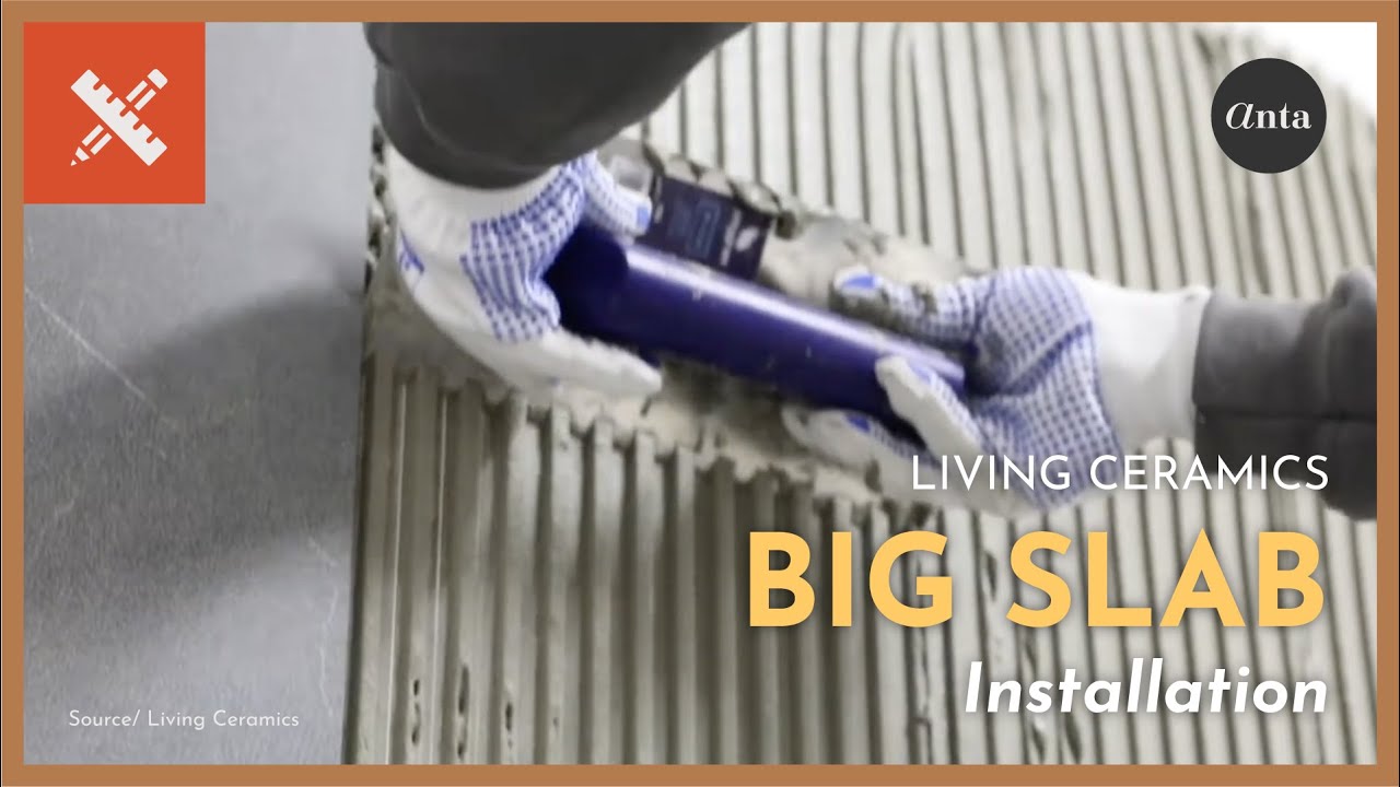 Living Ceramics | Big Slab Installation - YouTube