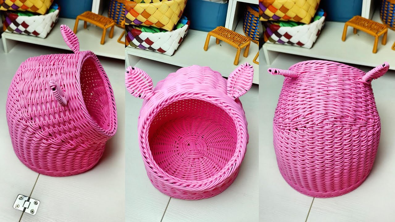 How to Weave a Cat Bed for Little Cat #craft #diy #handmade - YouTube