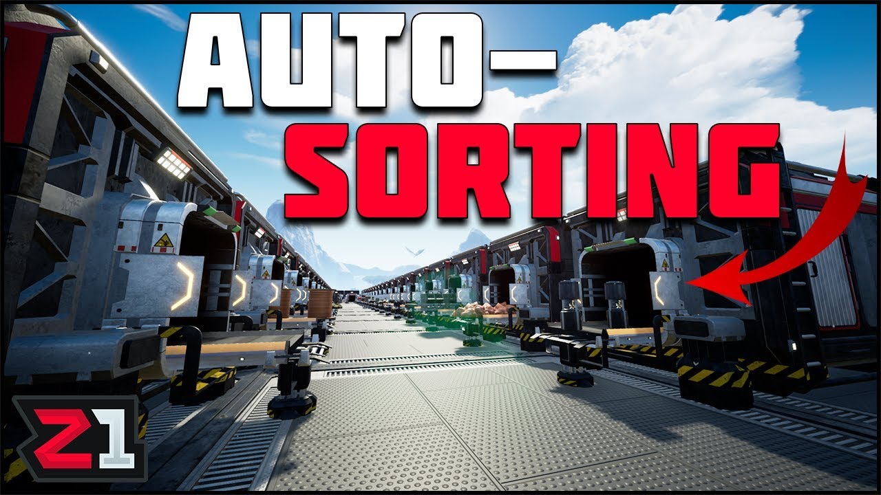 Auto Sorting System, End Game Upgrades and MORE ! Satisfactory Factory ...