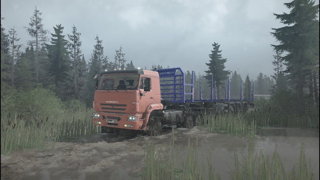 MudRunner Прохождение Карта Потухший вулкан/Dormant volcano #9 - YouTube