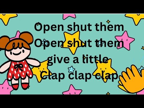 Open shut them give a little clap clap #viralvideo #kidsvideo ...