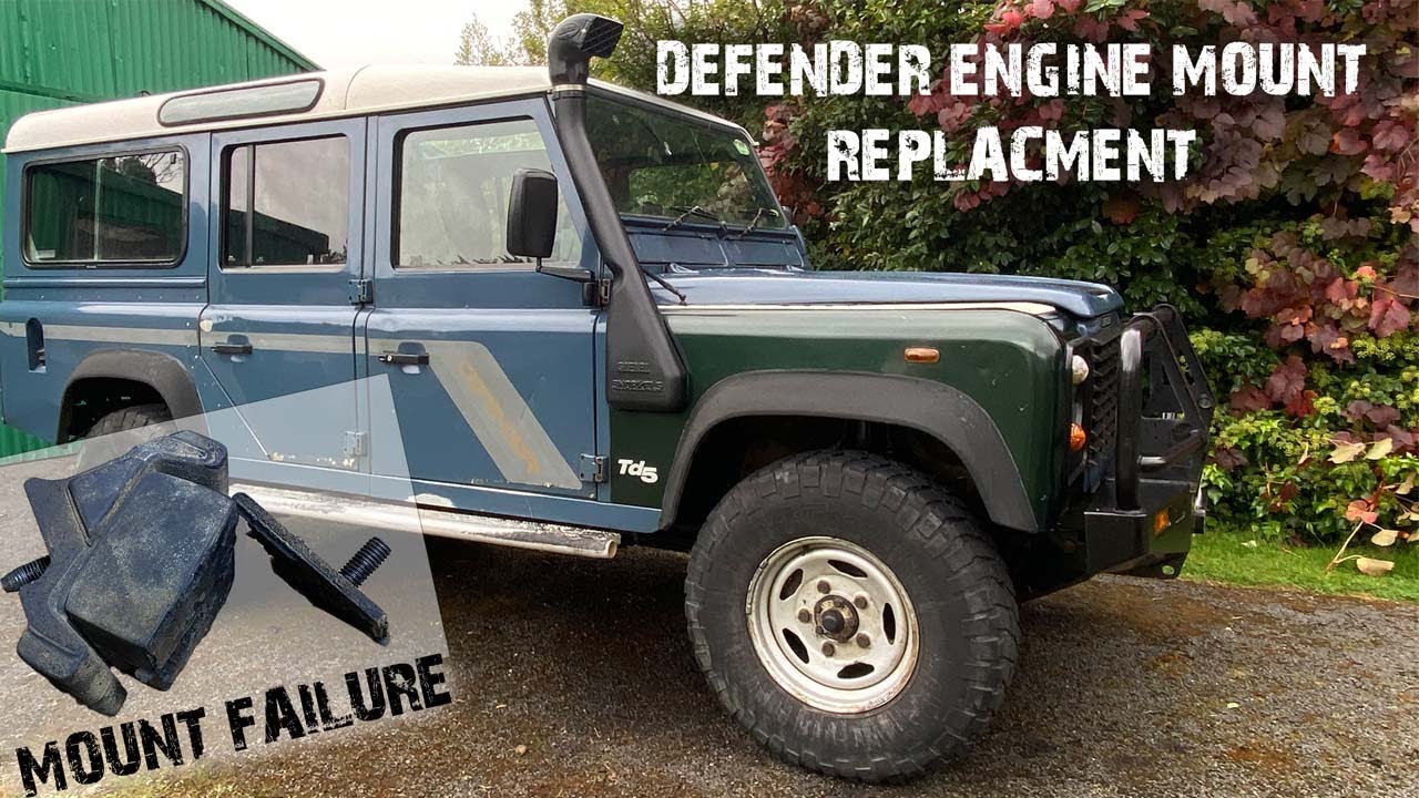 Land Rover Defender Engine Mount Replacement - YouTube