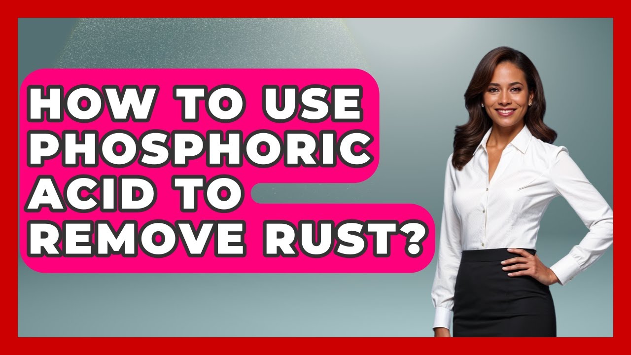 How To Use Phosphoric Acid To Remove Rust? - Car Collector Enthusiasts - YouTube