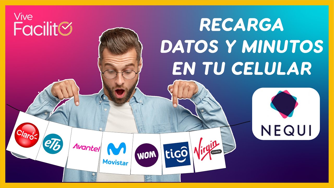 Recargar datos y minutos del celular con Nequi (2020) - YouTube