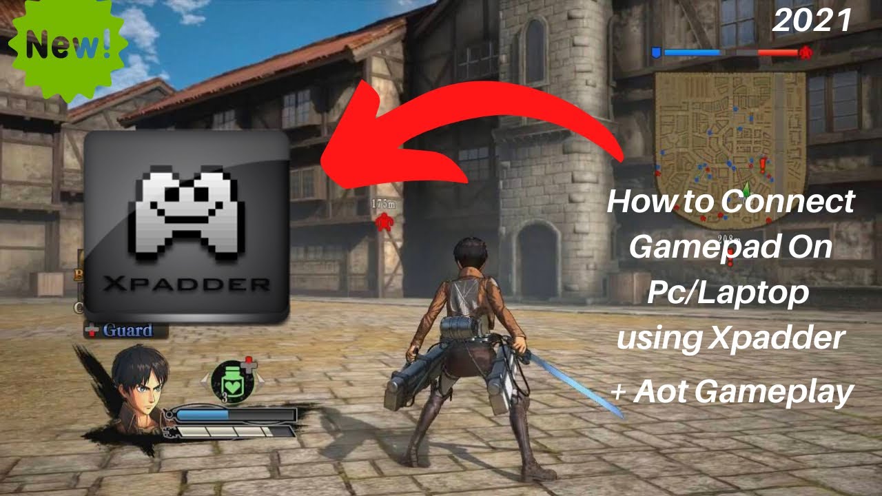 How to Connect Gamepad/Controller on Pc/laptop using Xpadder + Aot ...