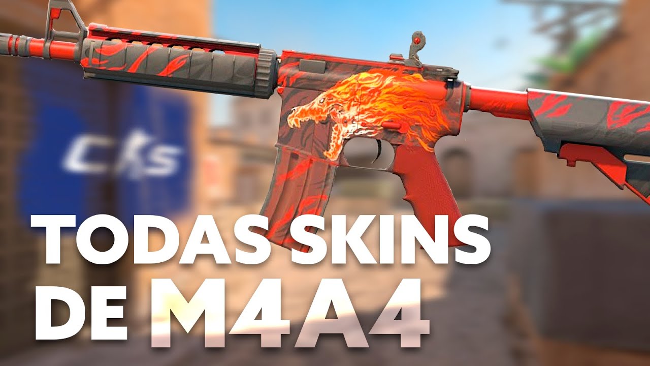 Todas as Skins de M4A4 no CS2 - All M4A4 skins in CS2 #counterstrike2 # ...