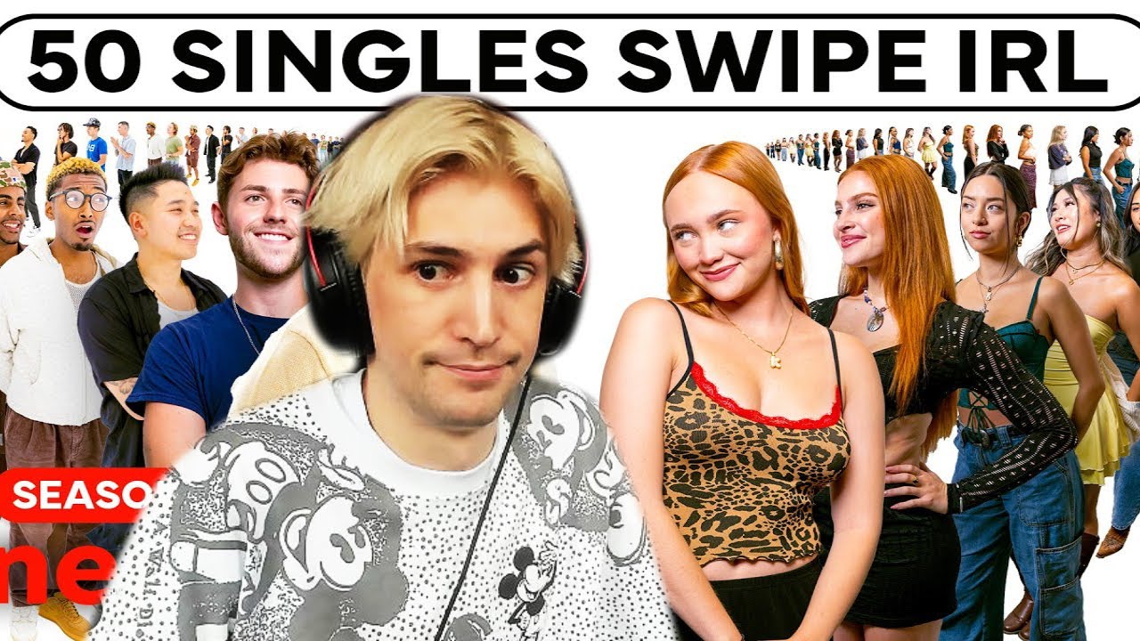50 more strangers swipe on each other | xQc Reacts - YouTube