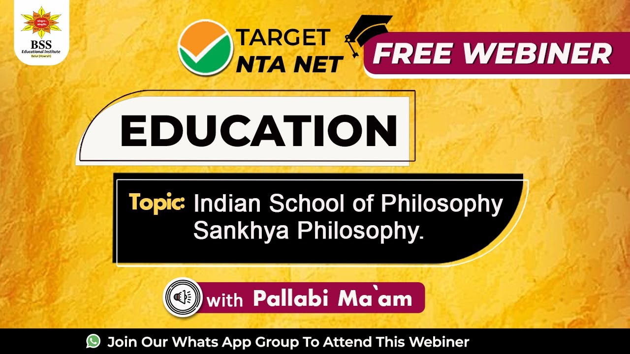 UGC NET Sankhya Philosophy | Indian School of Philosophy Sankhya ...