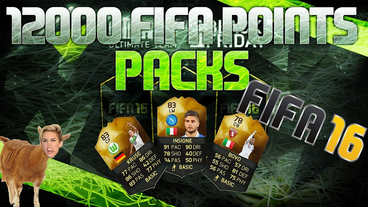 FIFA 16 | 12000 FIFA POINTS PACK OPENING! - YouTube