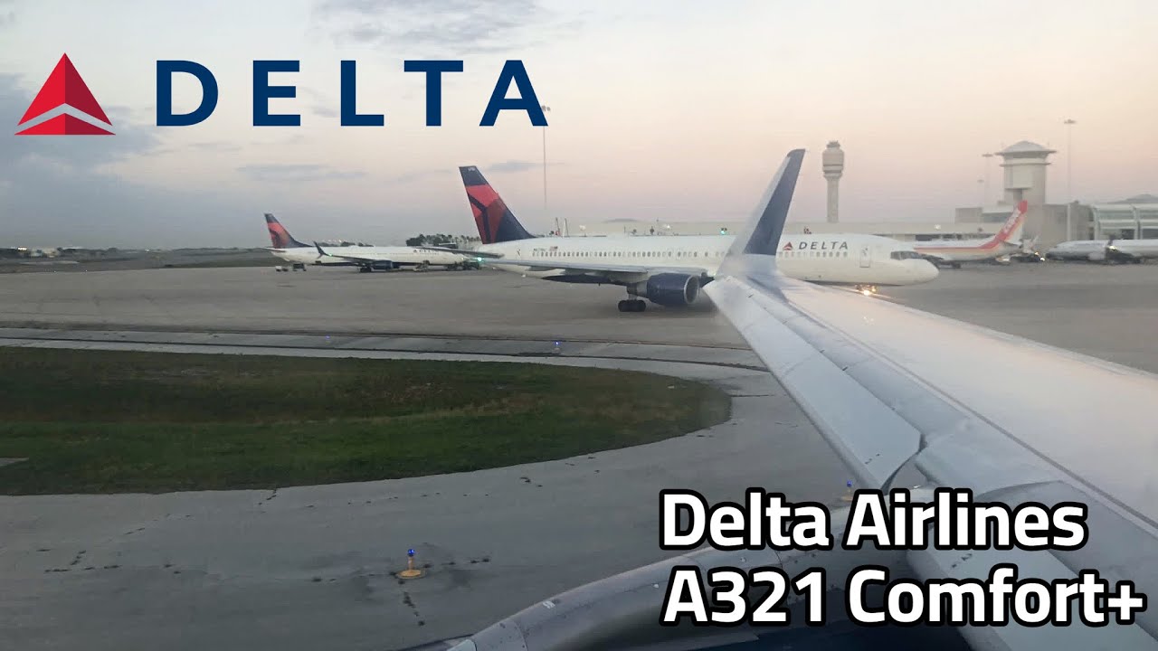 The Delta Airlines A321 Experience in Comfort+ - Orlando (MCO) - Boston ...
