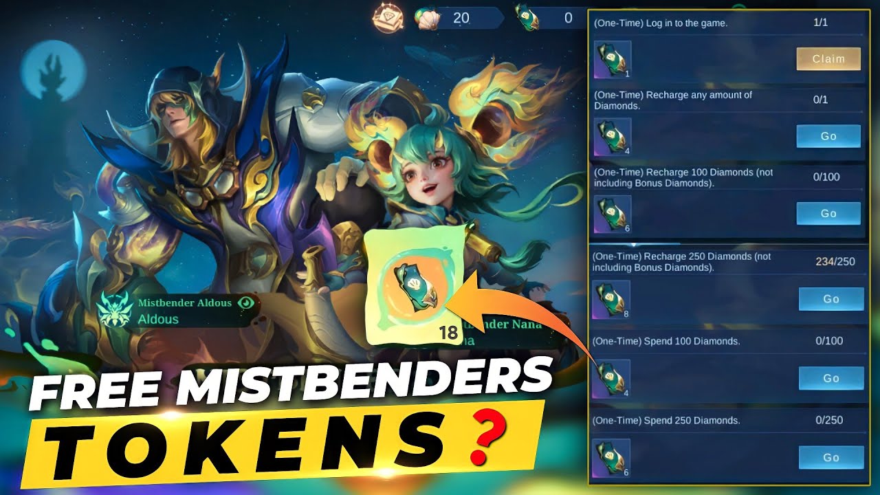 MISTBENDERS FREE TOKENS ONCE AGAIN?😍/GET YOUR MISTBENDER SKIN / PHASE 2 ...