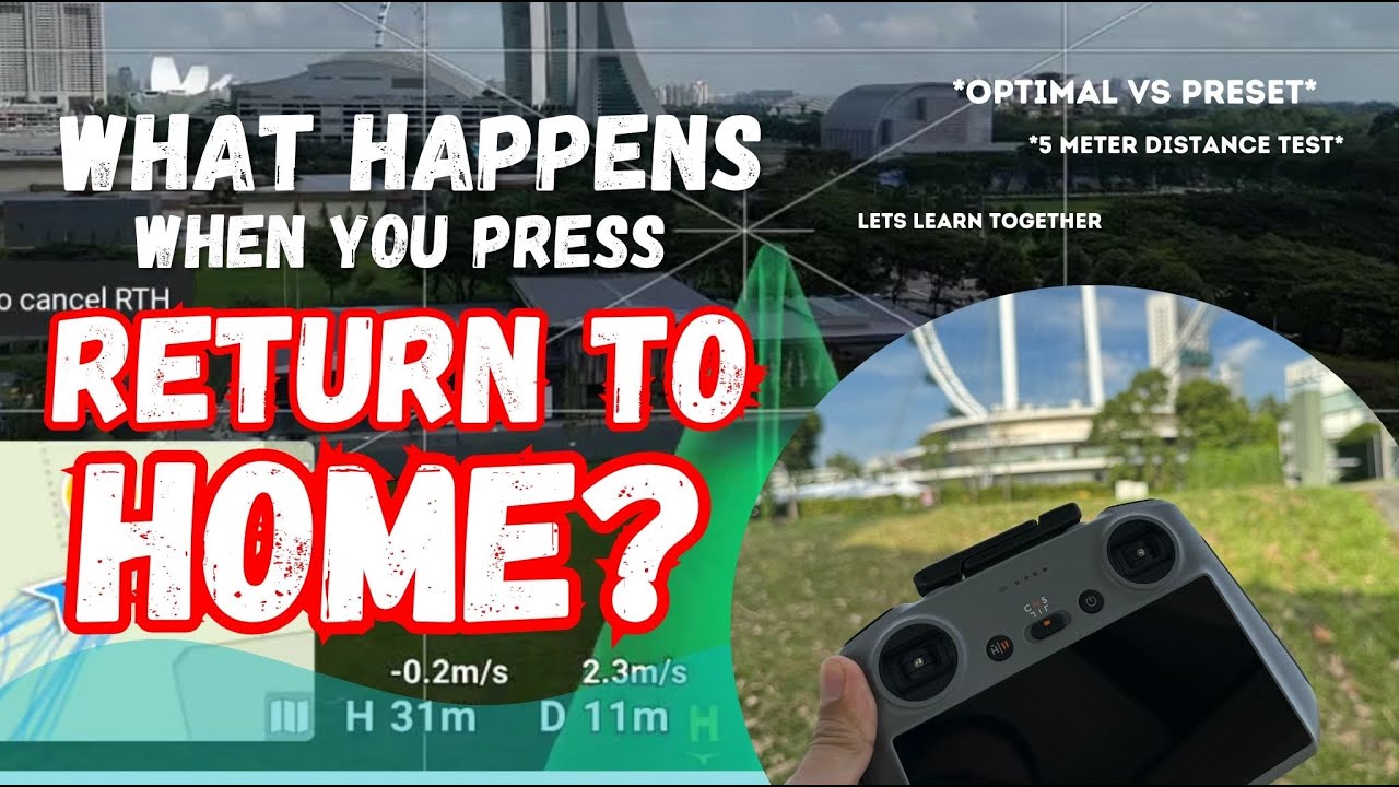 What happens when you press RTH? | DJI Mini 4 Pro #drone #youtuber #returntohome - YouTube