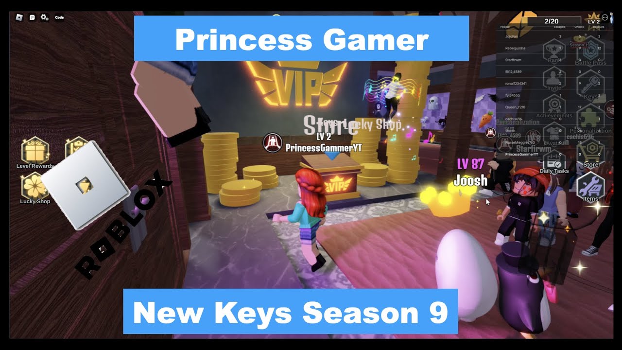 Princess Roblox New Keys season 9 - YouTube