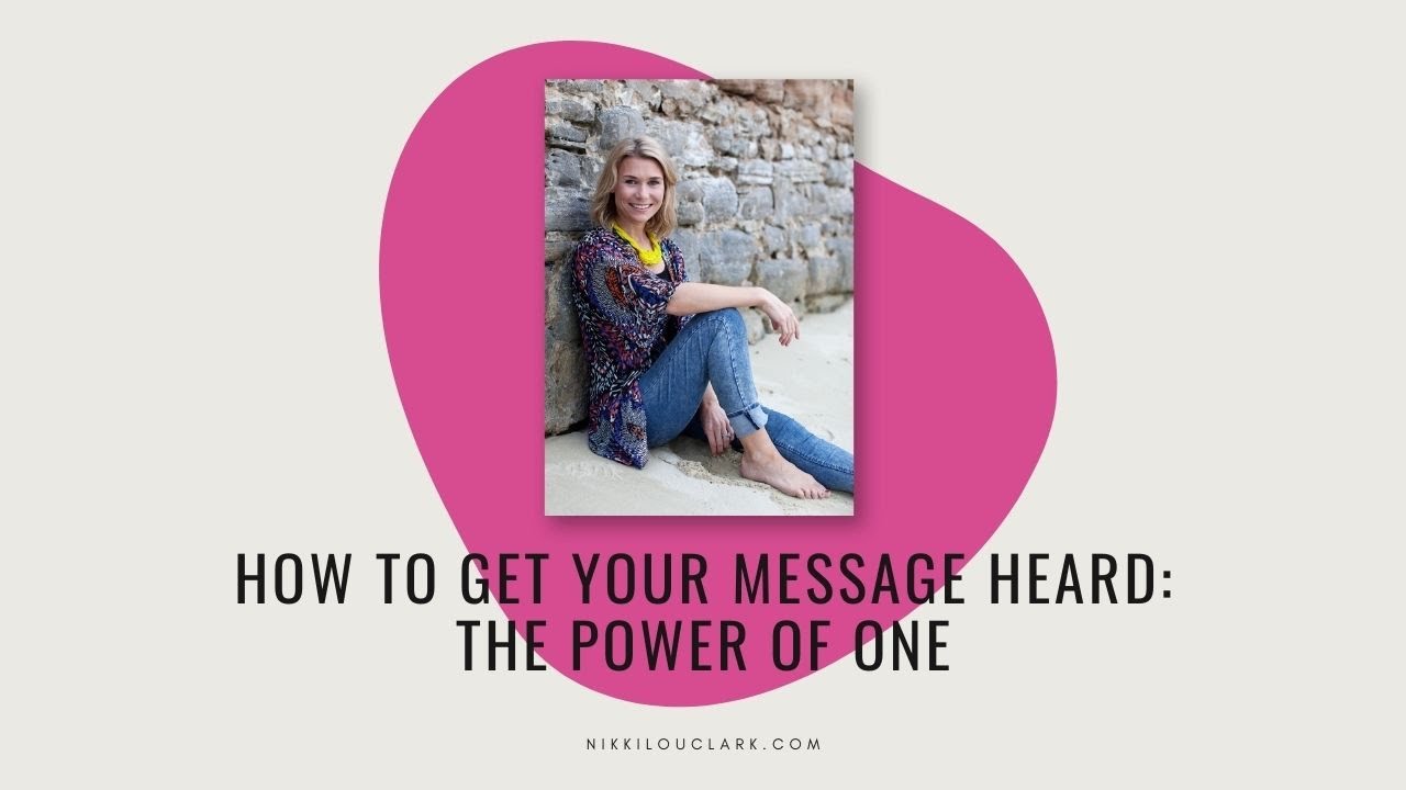 How to Get Your Message Heard: The Power of One #messaging - YouTube