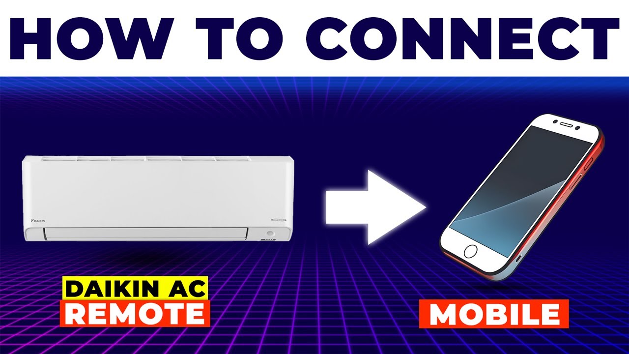 How To Connect Daikin AC Remote With Mobile (How To Set Up Daikin AC Remote With Mobile) - YouTube