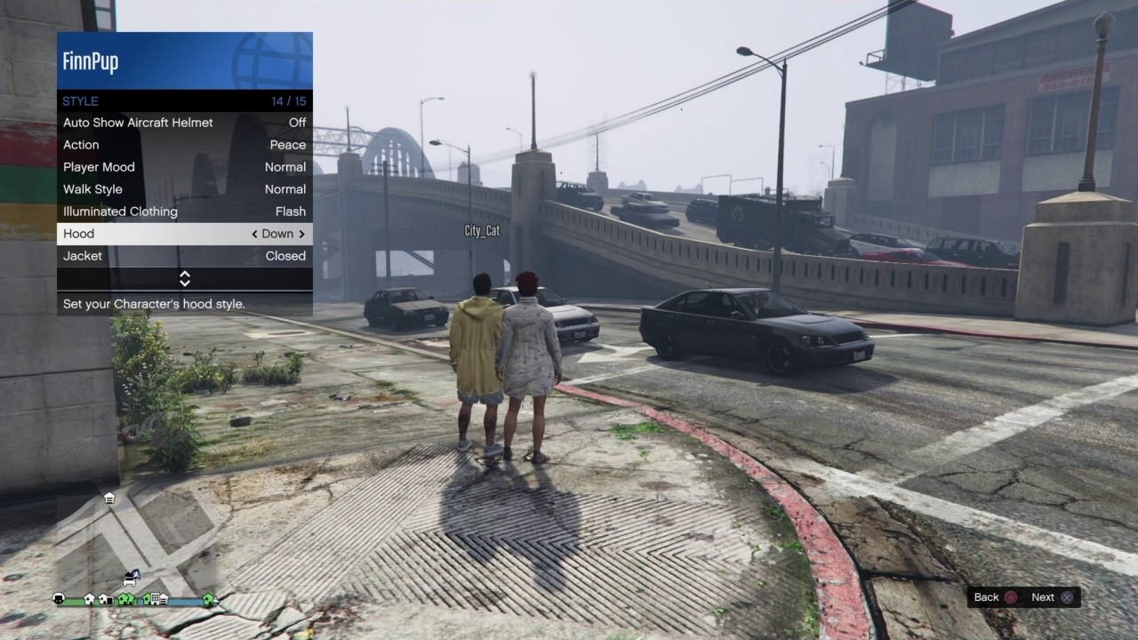 GTA 5 - Jacket open/closed, Hood up/down/tucked - YouTube