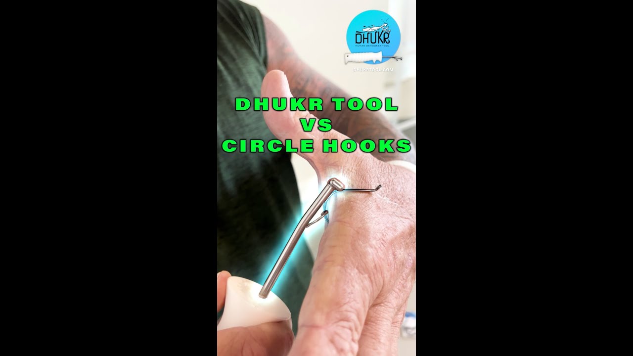 DHUKR® Circle Hooks: How to Safely Remove Them! #circlehooks # ...