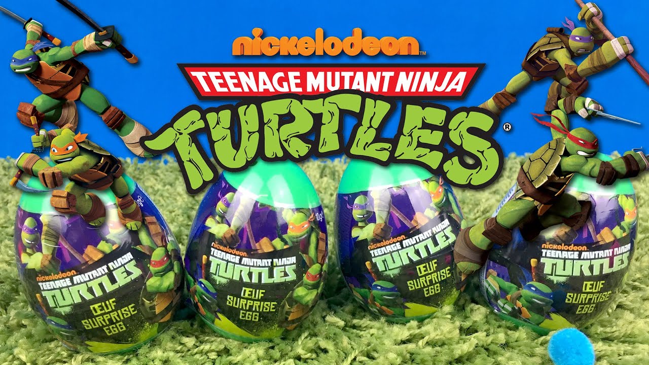 Nickelodeon Teenage Mutant Ninja Turtles Surprise Eggs TMNT. For Kids For Baby! JS Surprise Toys ...