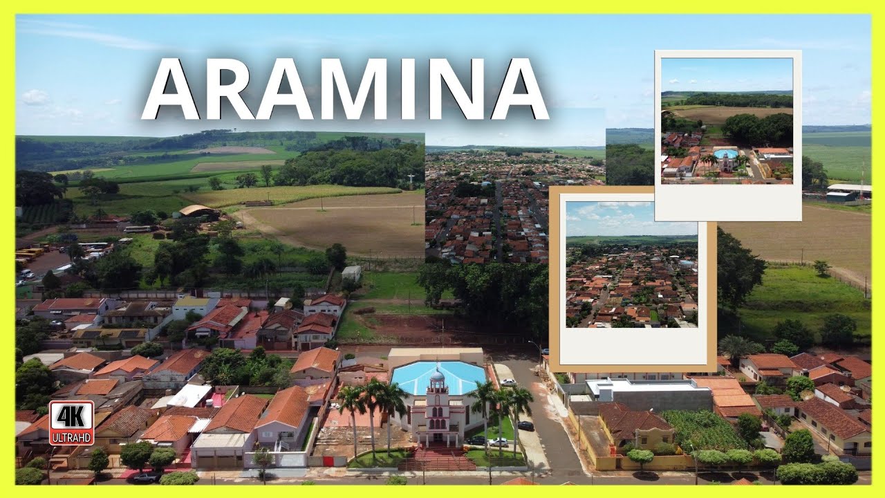 Aramina SP- Conheça a história da cidade com imagens aéreas em (4k ...