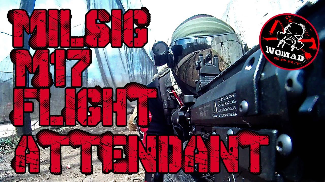 Milsig M17 Flight Attendant -- High Velocity Paintball - YouTube