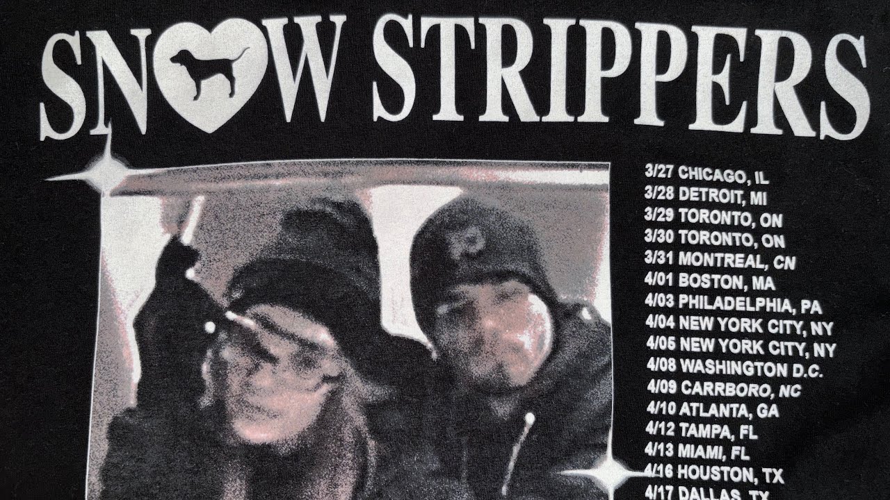 Snow Strippers North American Tour 2024 x Online Ceramics Merch ...