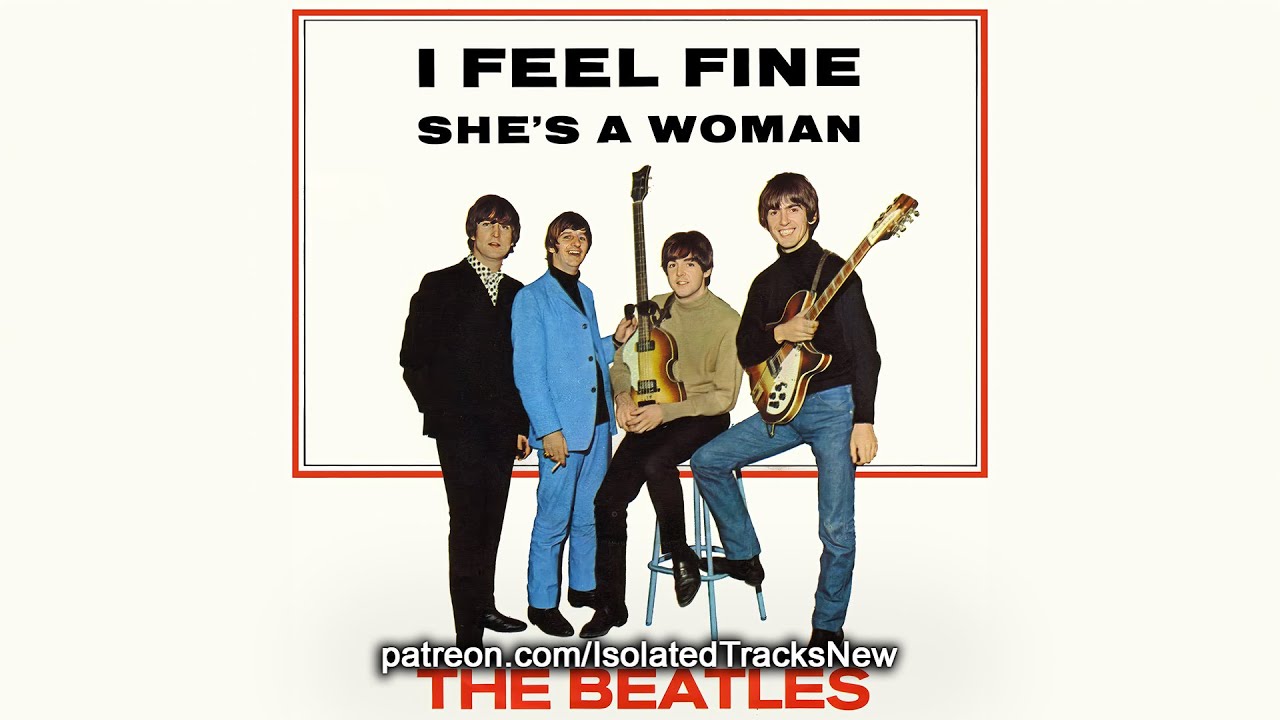 The Beatles - I Feel Fine (Vocals Only) - YouTube