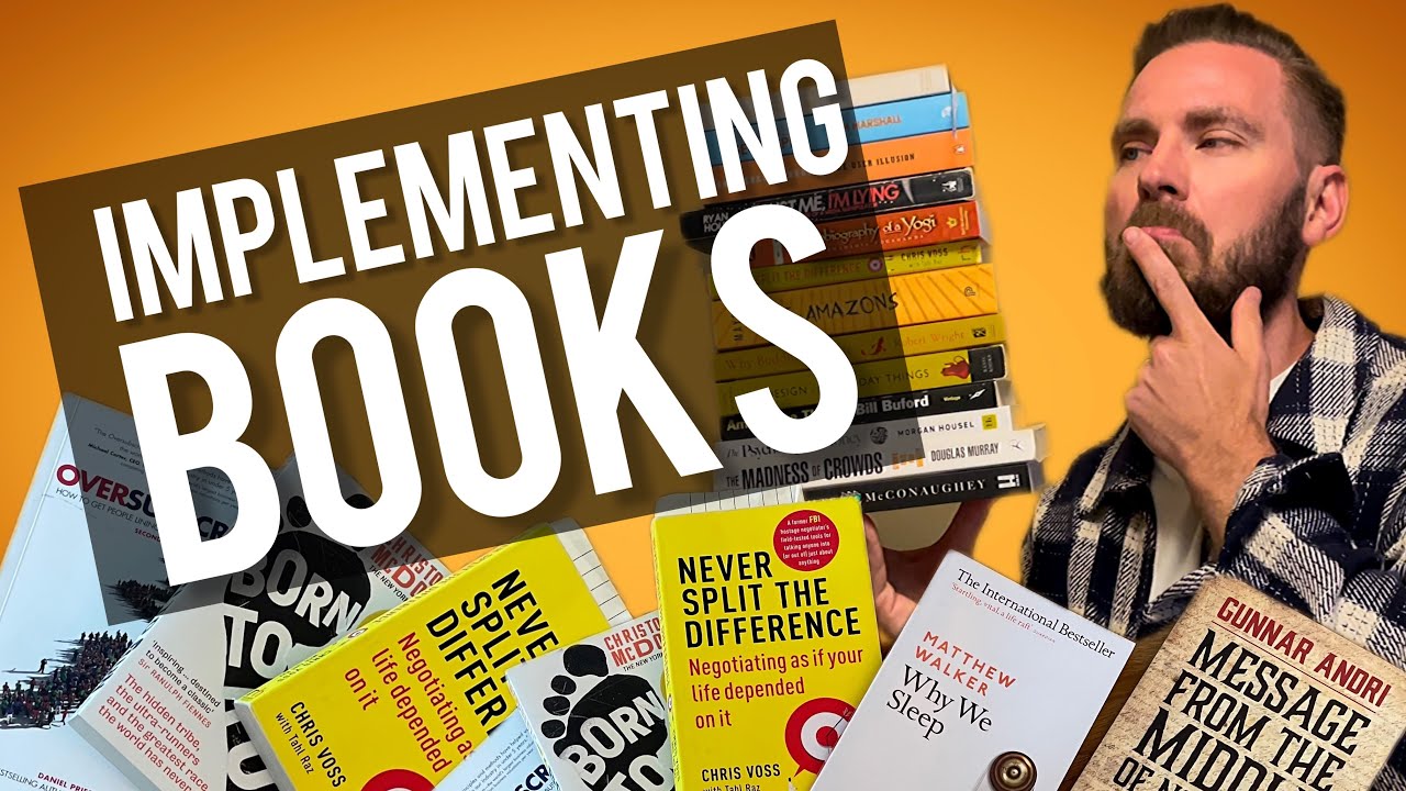How I implement what I learn from books - YouTube