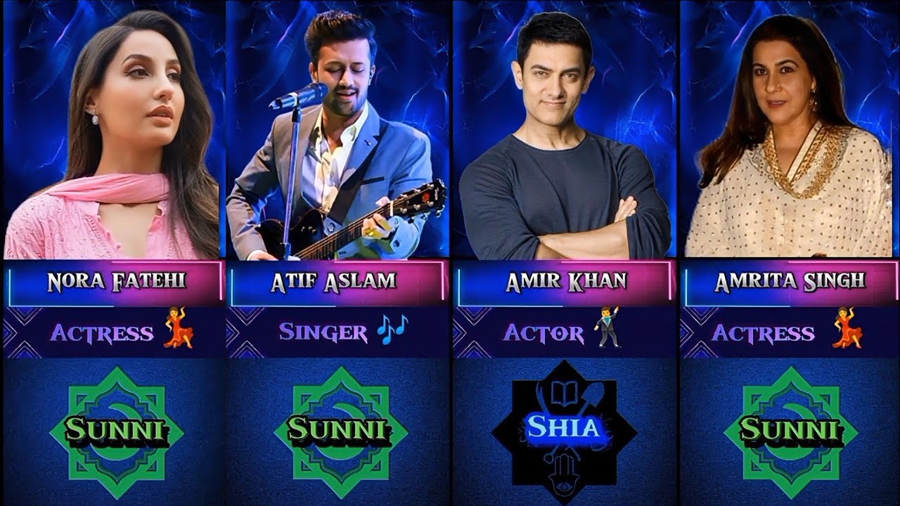 Muslim Actors and Actresses | Sunni-Shia | Bollywood Celebrities #islam ...